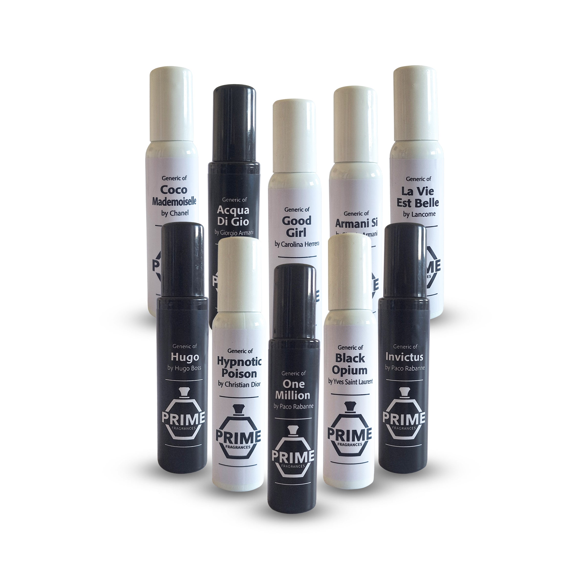 Starter Pack : 10 Perfumes – Prime Fragrances